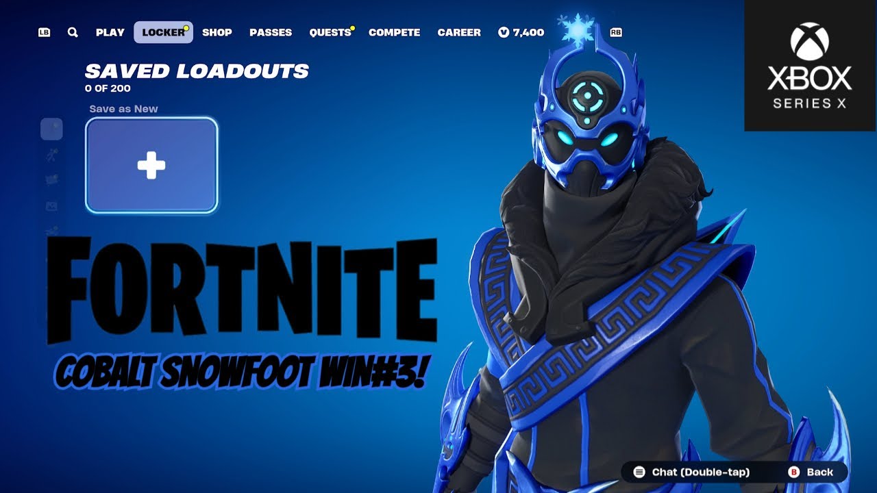 FORTNITE COBALT SNOWFOOT WIN#3! XBOX CHAPTER 6 SEASON 1 - YouTube