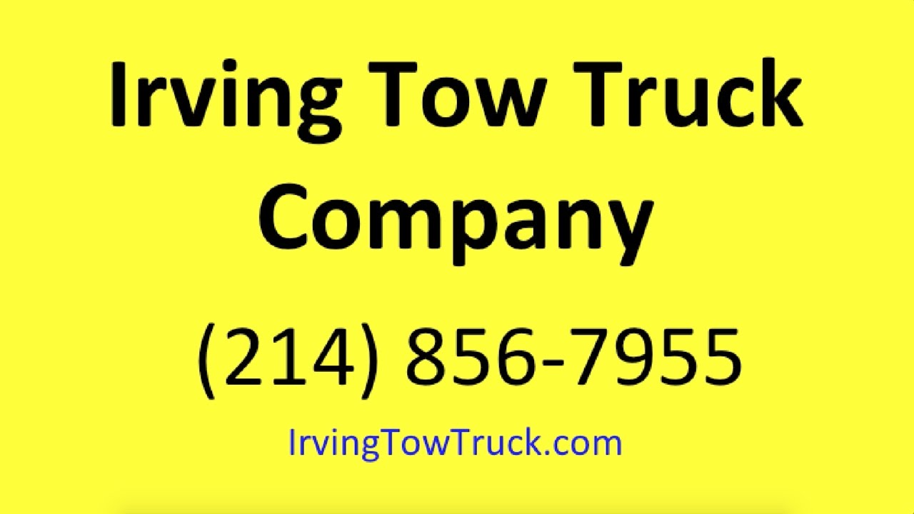24 Hour Tow Service Irving TX - YouTube