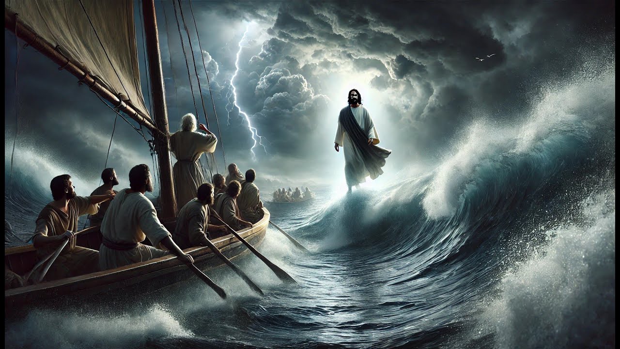 Jesus Walks on Water Bible Story - Matthew 14:22-33 (Animated) - YouTube