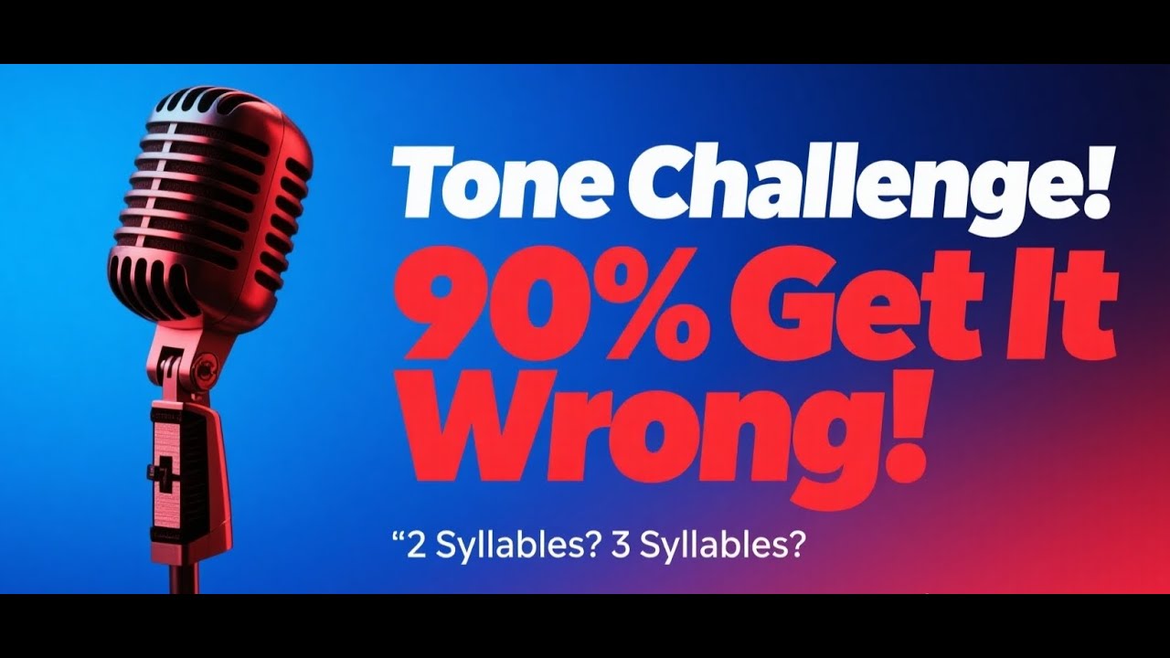 Tone Lab 01：Disyllable & Trisyllable Tone Training - YouTube