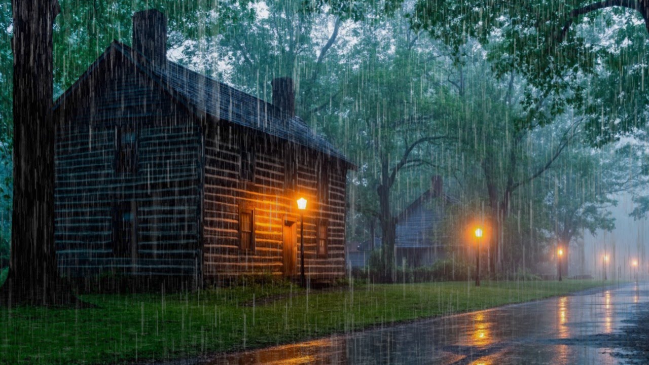 Rain Sounds at Night – Peaceful Nature Ambience for Relaxation - YouTube