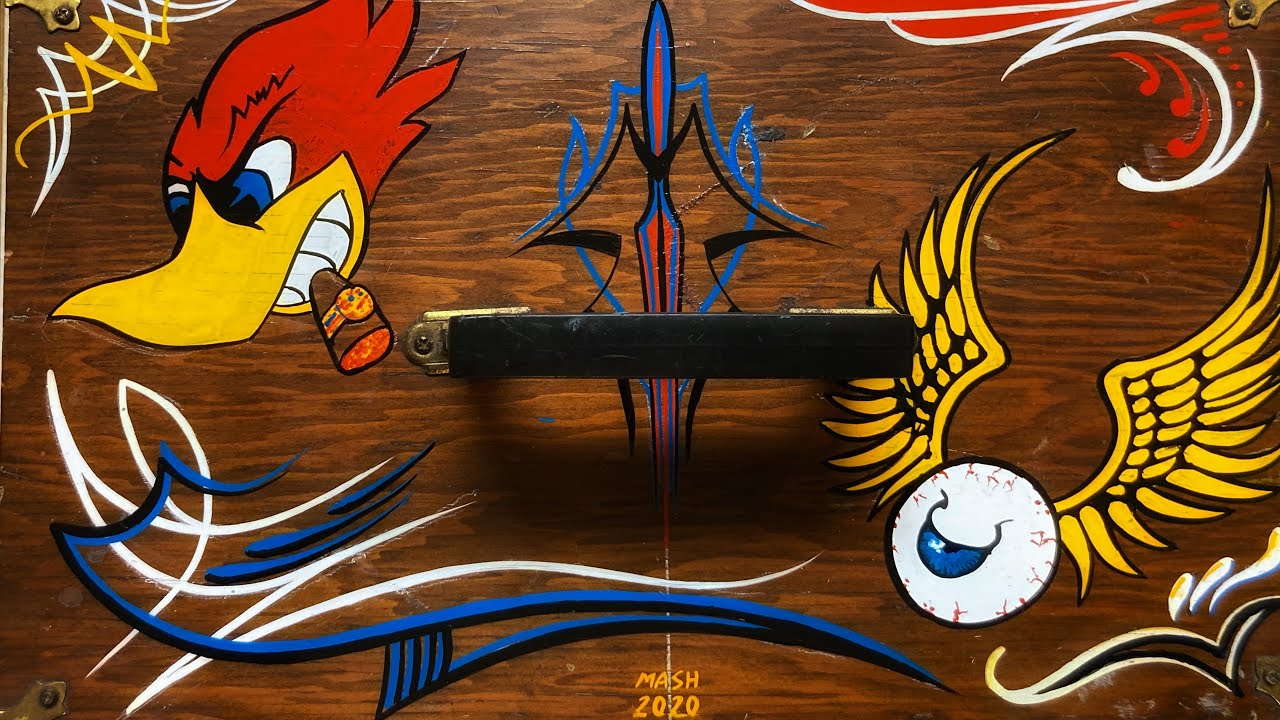 Pinstriping the Pinstriping Box - YouTube