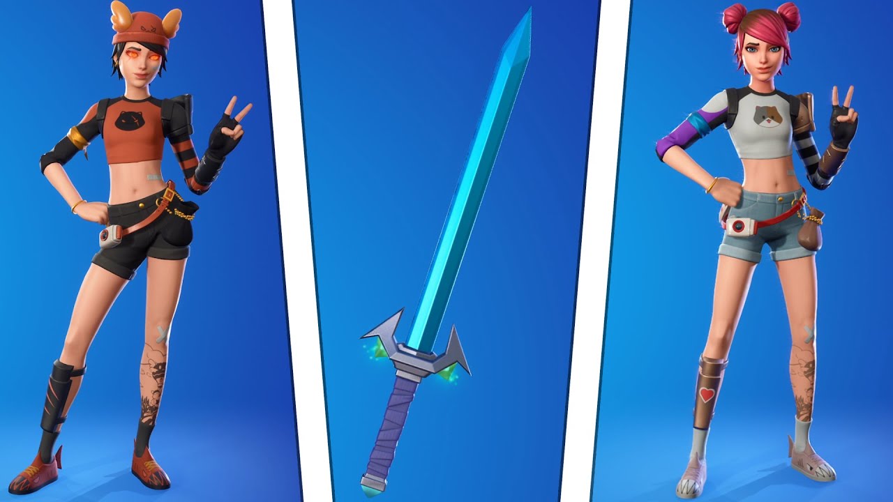 [1440p 60fps] Augusts Fortnite Crew Pack Showcased! (Summer Skye, Epic ...