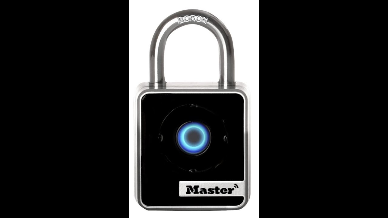 Master Lock 4400D Bluetooth Pad Lock - YouTube
