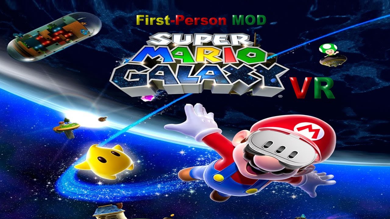 Super Mario Galaxy VR (Wii) Dolphin VR First Person Mod (Part 2) Full ...