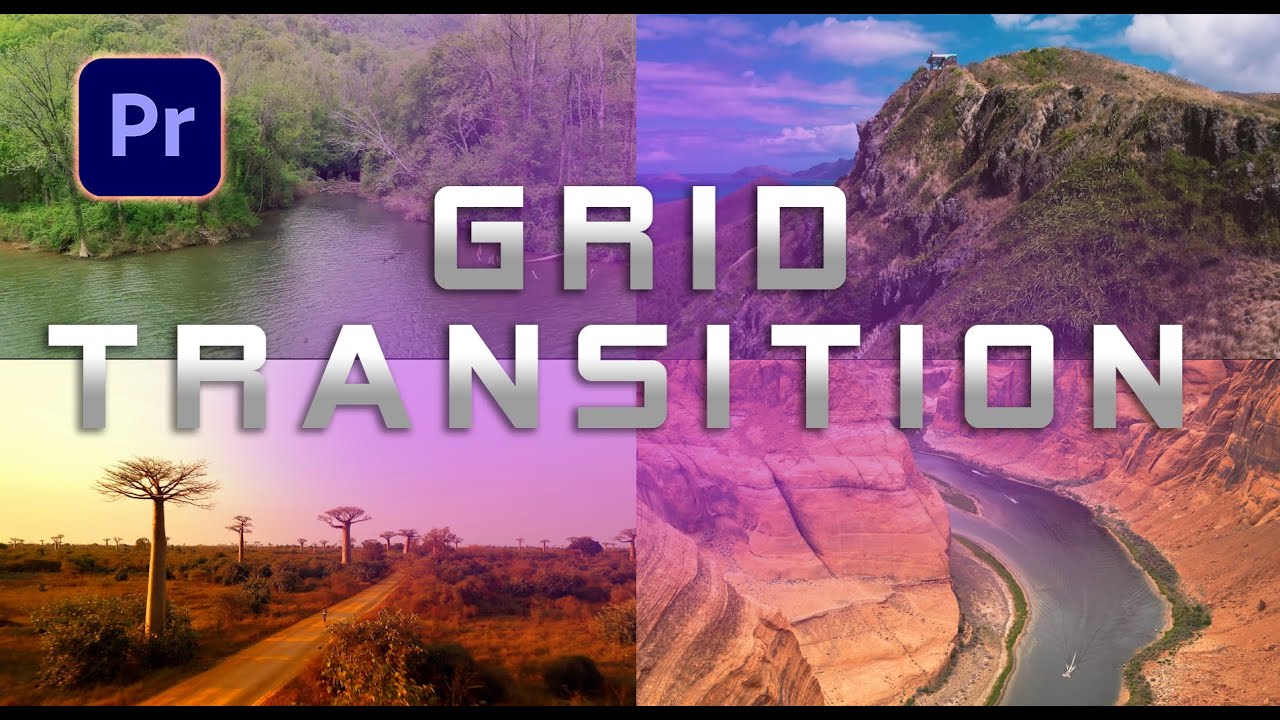 How To Make *Grid Transition* In Adobe Premier Pro - YouTube