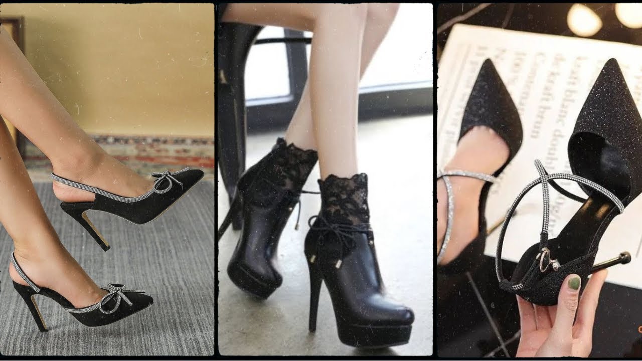 Trendy & Gorgeous Black Heel Shoes For Girls // 140+ Stylish Black ...