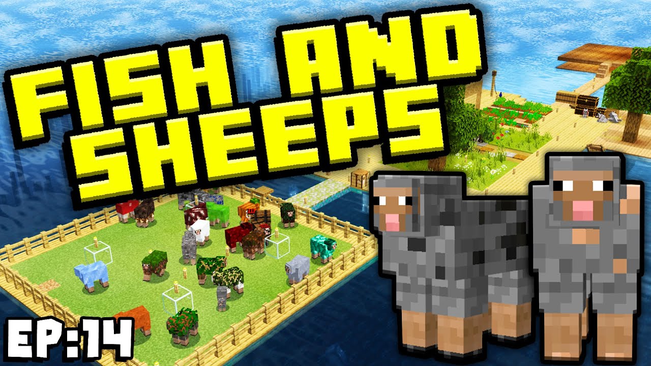 [MCPE Fish & Sheeps] A Sheep Of Steel! Ep:14 Minecraft Bedrock Edition ...