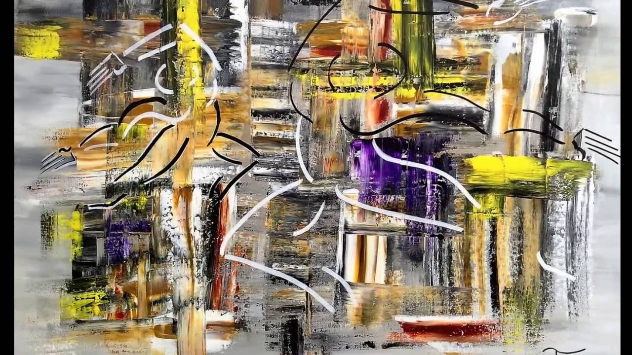 Painting Expressionism semi Figurative - Painting By Tropel - 1 - YouTube