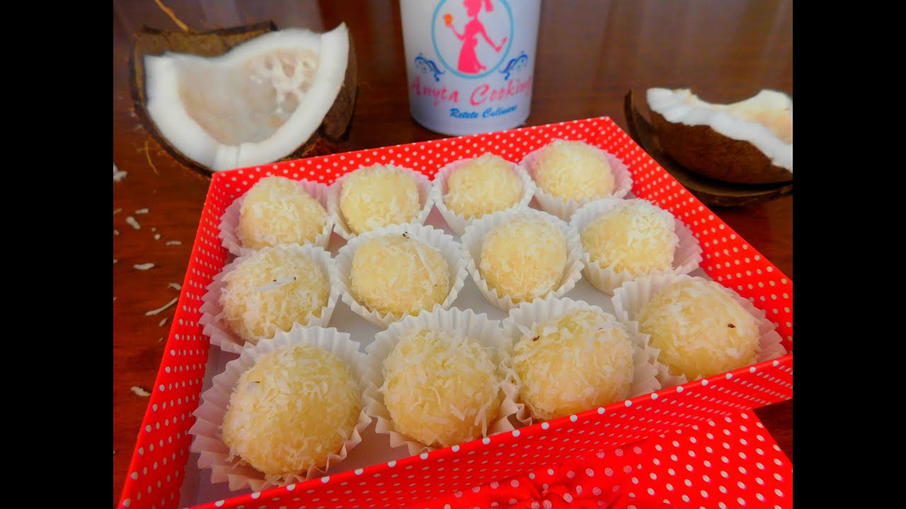 Reteta Bomboane Raffaello | Bombones Raffaello (CC Esp Sub) Anyta ...