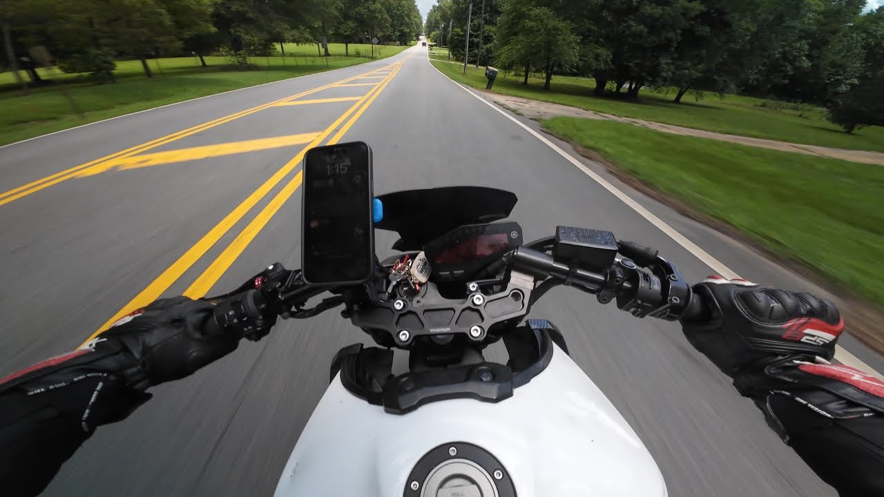 WOODCRAFT CLIP ONS FIRST RIDE (MT09/FZ09) - YouTube