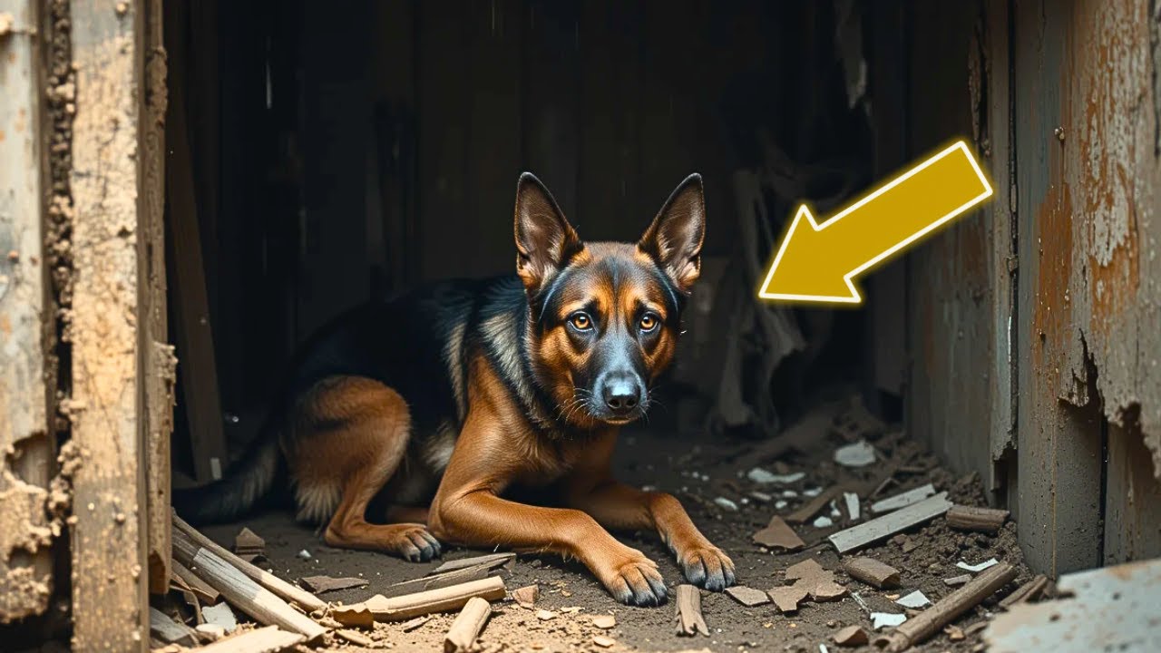 A Terrified German Shepherd Had Never Felt a Gentle Hand—Until This ...