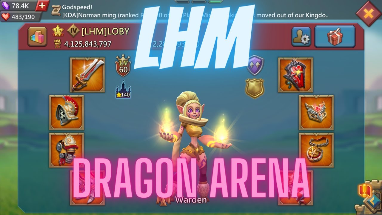 Dragon Arena with LHM - Lords Mobile - YouTube