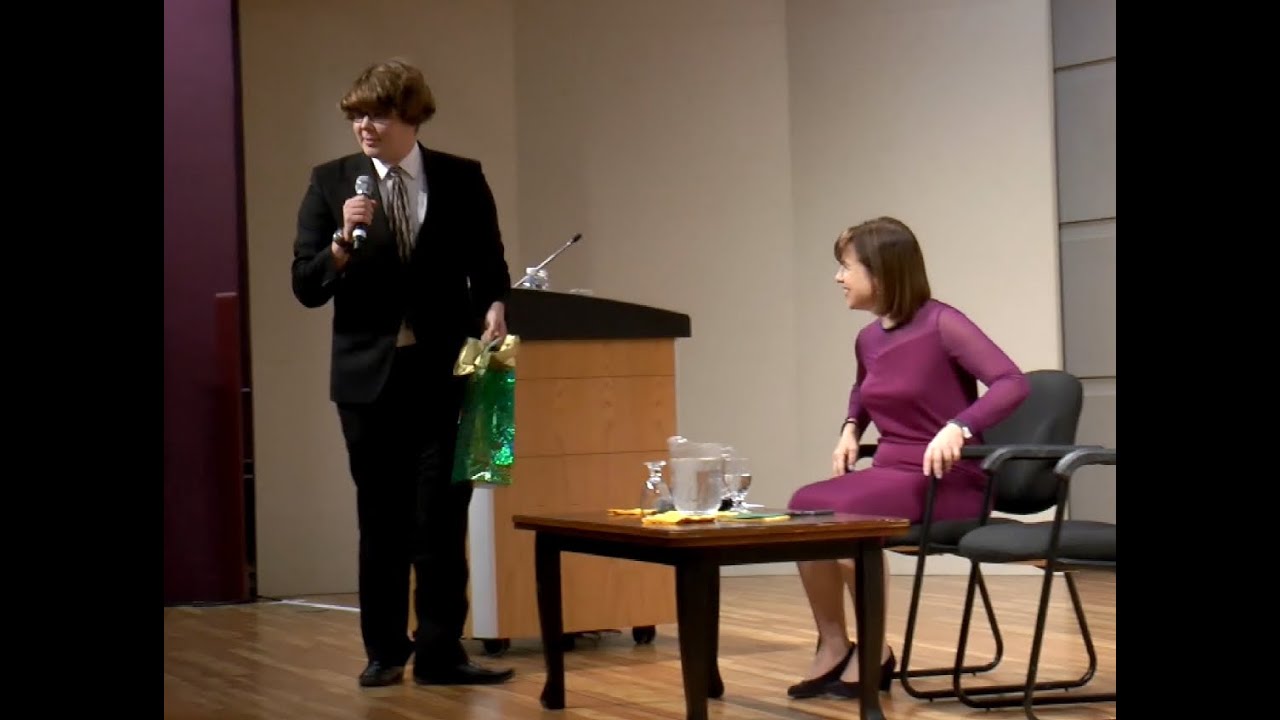 Joe Tunney thanks Lyse Doucet STU Camp Lecture 2015 - YouTube