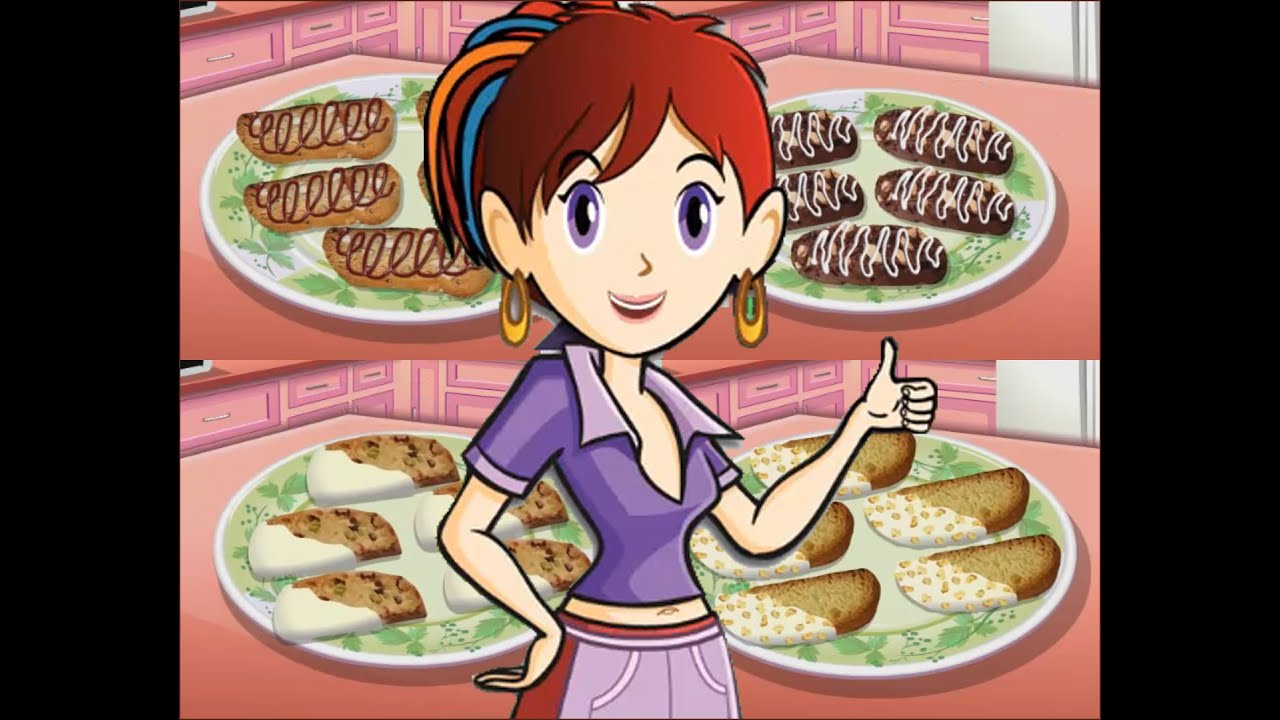 💗 Sara's Cooking Class - Biscotti 💗 Gamelio Games - YouTube