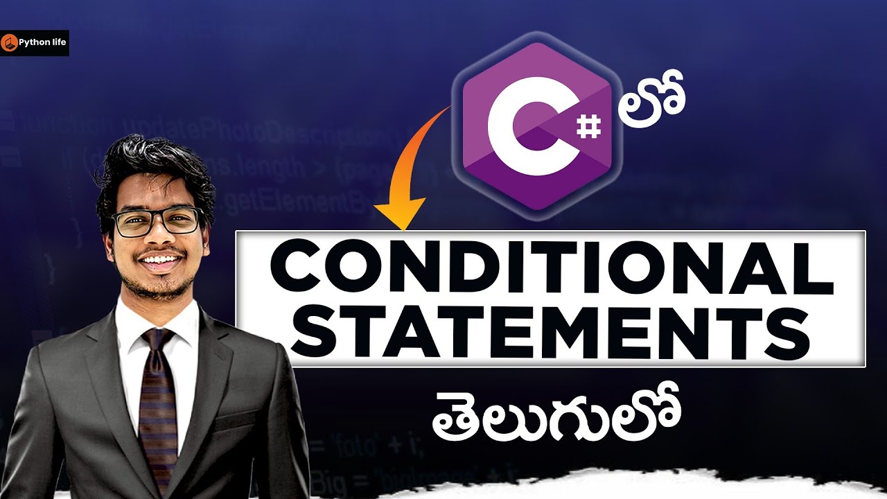 Conditional Statements In C Telugu Youtube