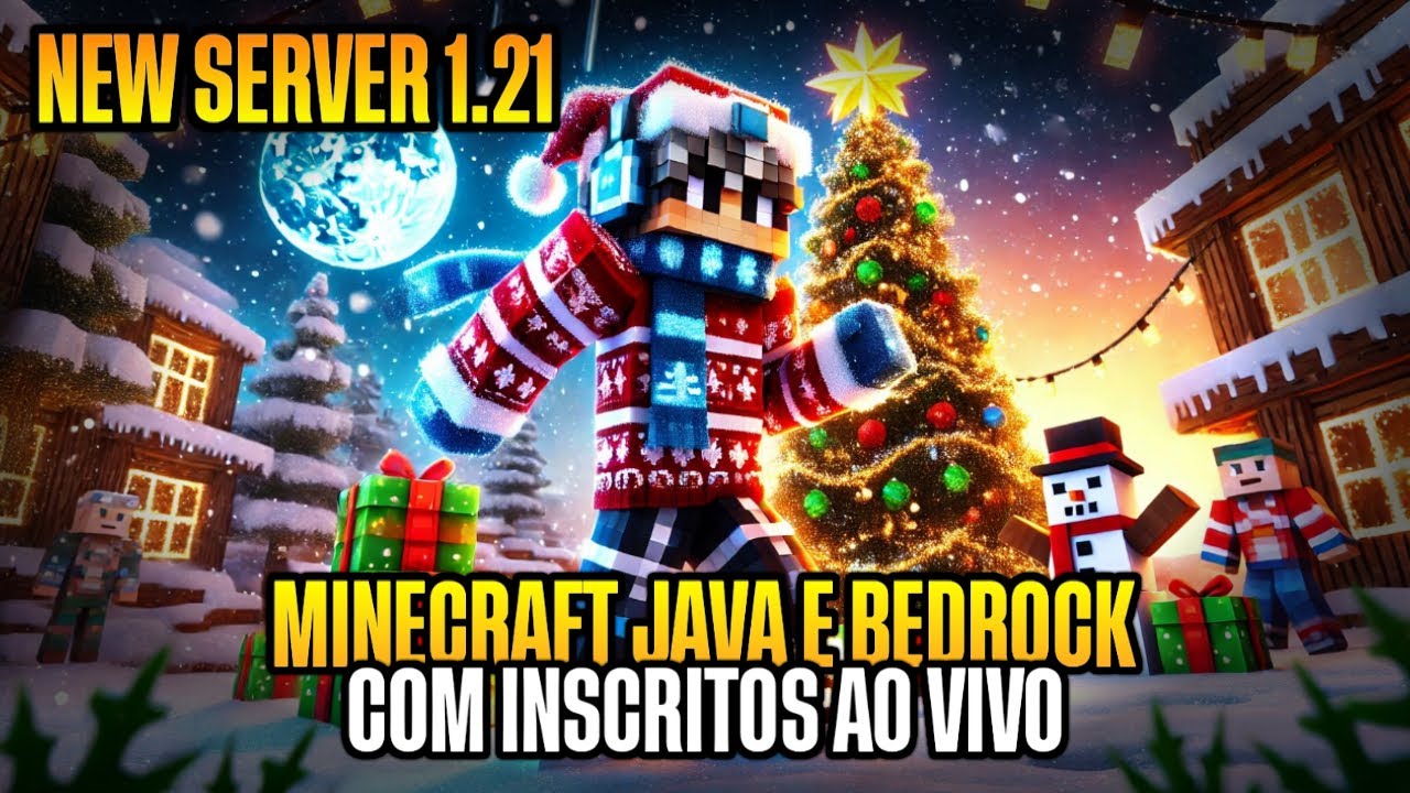 MINECRAFT JAVA E BEDROCK 1.21 COM INSCRITOS #liveshorts #shorts #minecraft #clips - YouTube