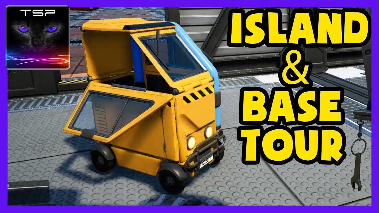 Satisfactory Island Tour - Multiple Bases, Trains, Factories & Nuclear ...