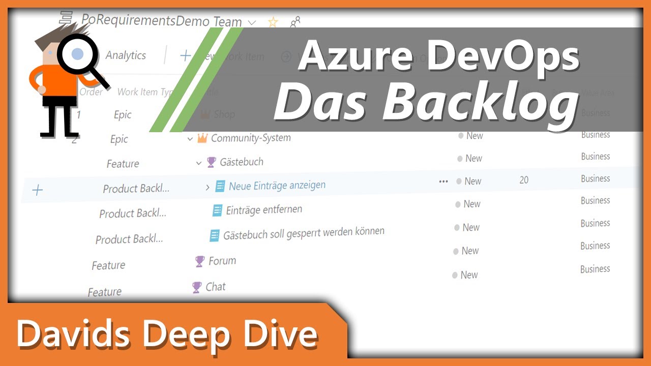 Kläppchen 1: Azure DevOps - Das Backlog - YouTube