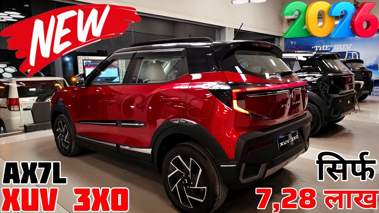 2026 New Mahindra XUV 3XO Top Model Review Xuv 3xo Ax7l Price ...