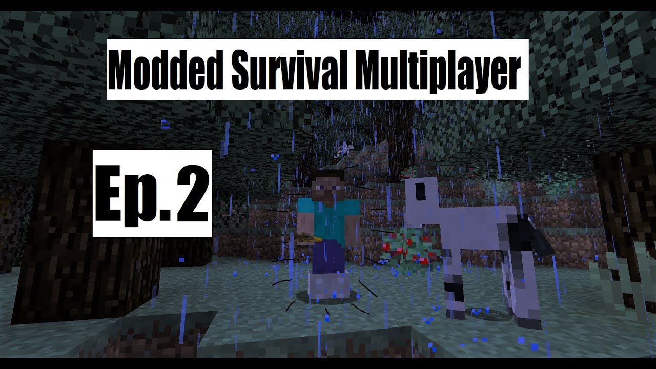 Modded Minecraft Multiplayer - Dogs and new biomes - Ep. 2 - YouTube
