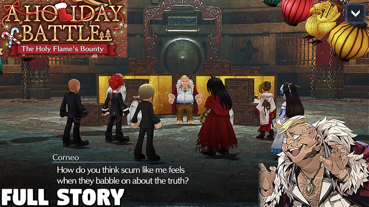 Final Fantasy 7 Ever Crisis - A Holiday Battle The Holy Flame's Bounty ...