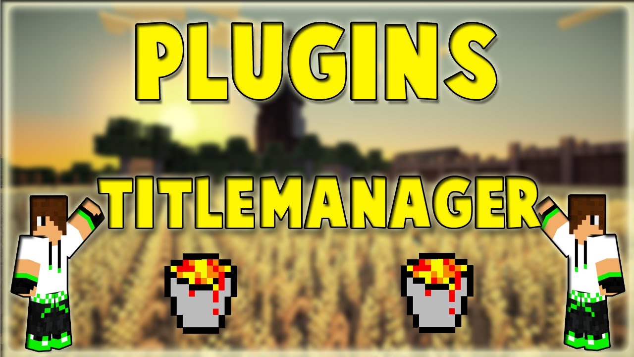 Plugins TitleManager - Tutorial en Español - YouTube
