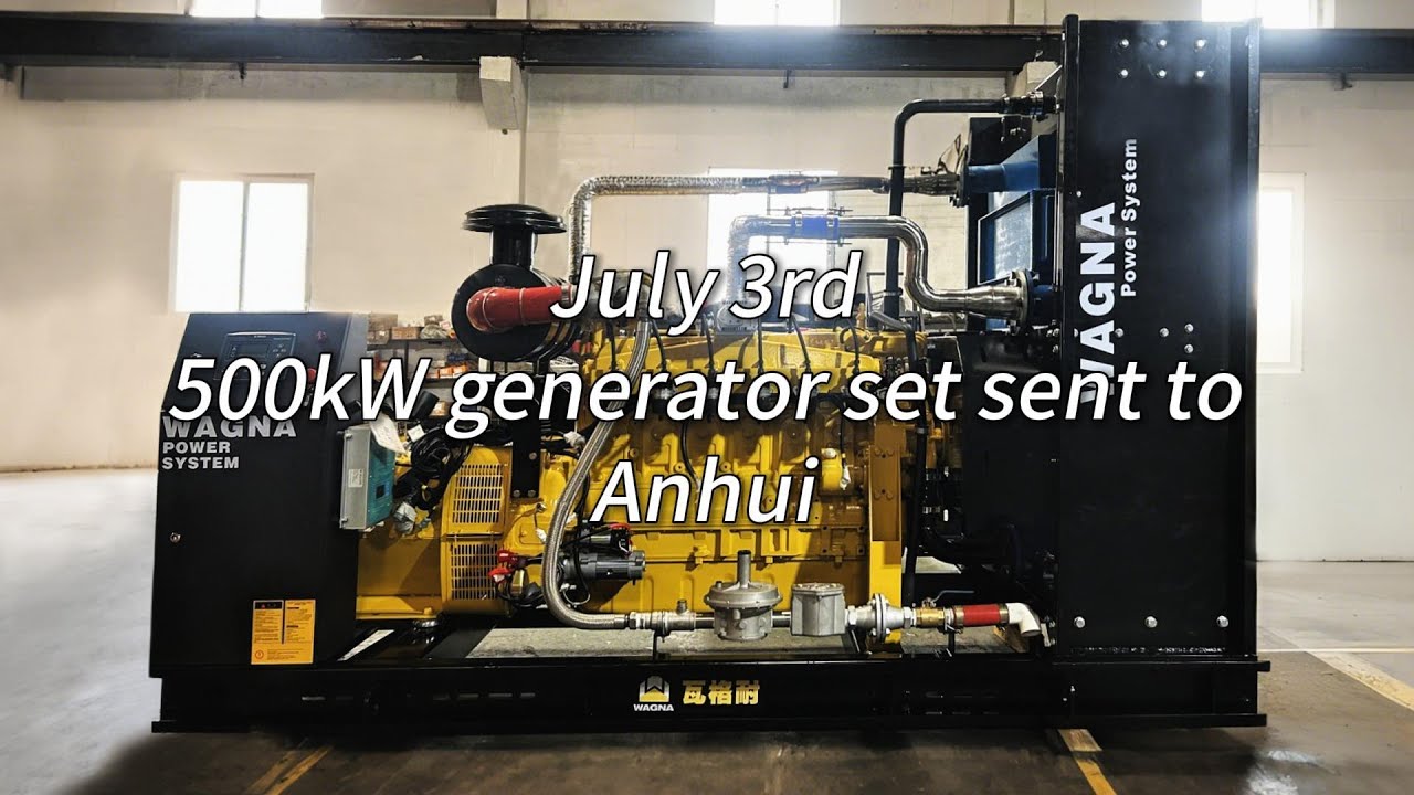 July 3rd 500kw WAGNA generator sent to Anhui - YouTube