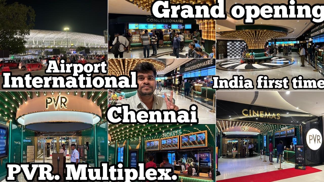 PVR Multiplex Cinema in Chennai Airport - YouTube