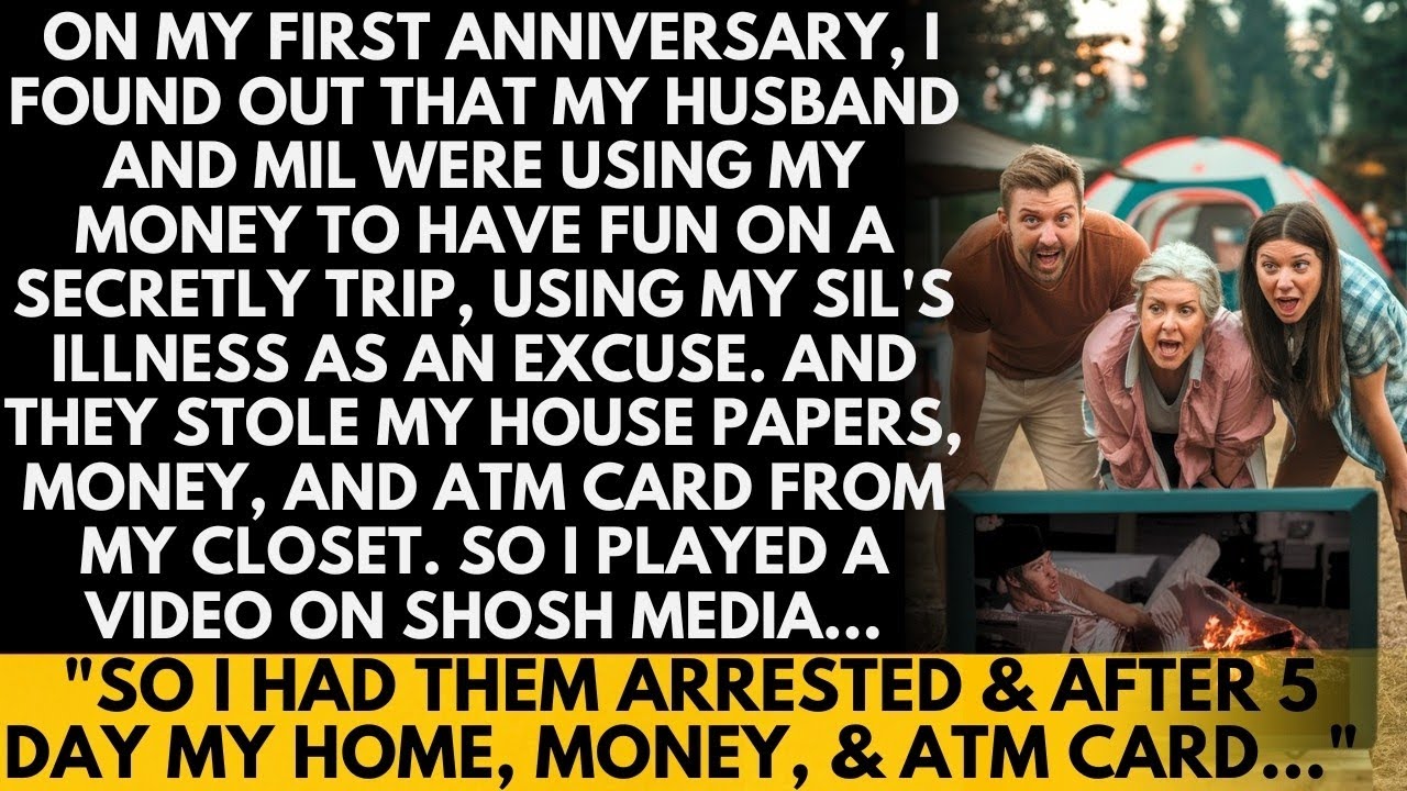 On anniversary, my hubby, sis & mom were using my money to have fun on ...