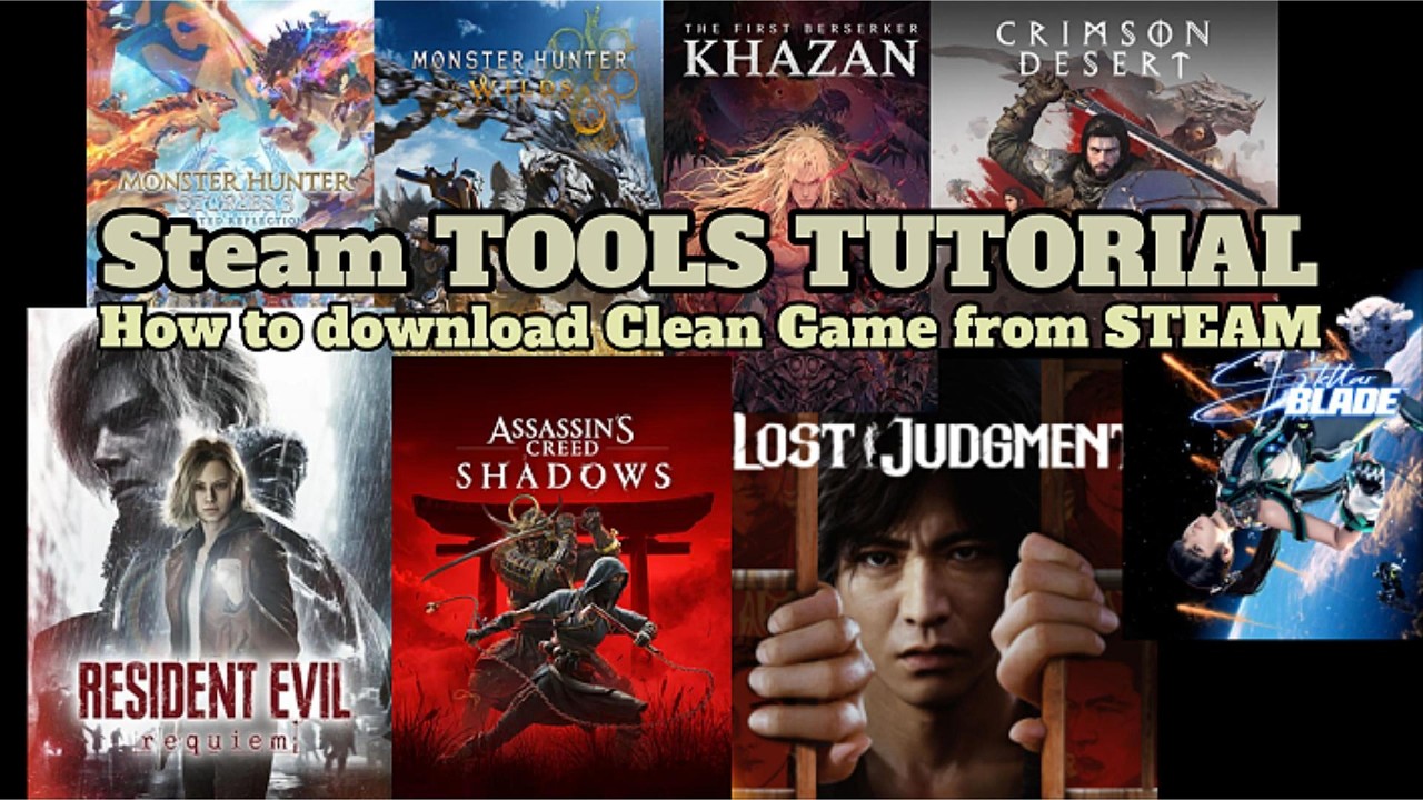 STEAM TOOLS COMPLETE GUIDE | How to download CLEAN GAME from STEAM ...
