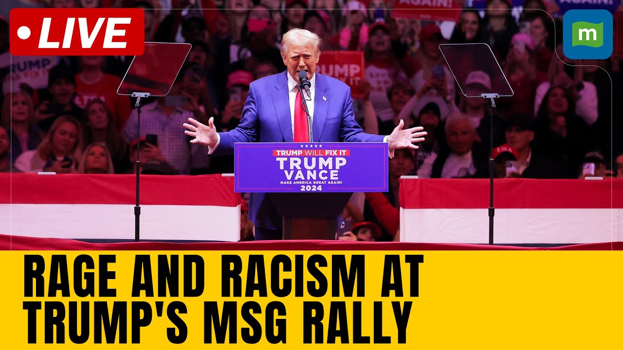 Trump Rally At MSG | Donald Trump LIVE: Trump Draws Massive Crowd at ...