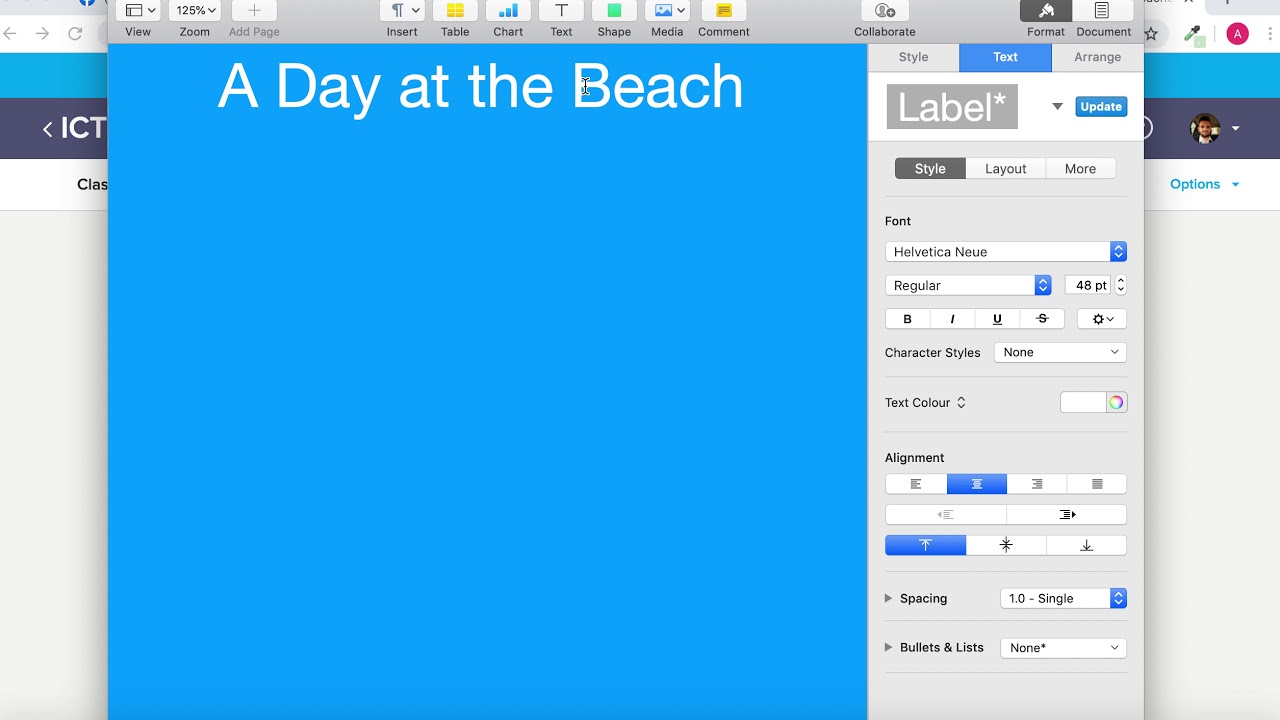Creating a poster- Pages - YouTube