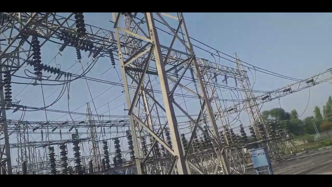 Electrical yard 220 kv - YouTube