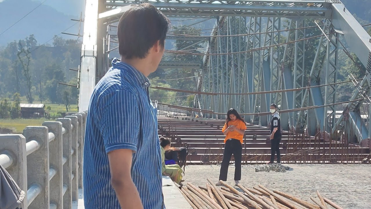 Bridge construction work - YouTube