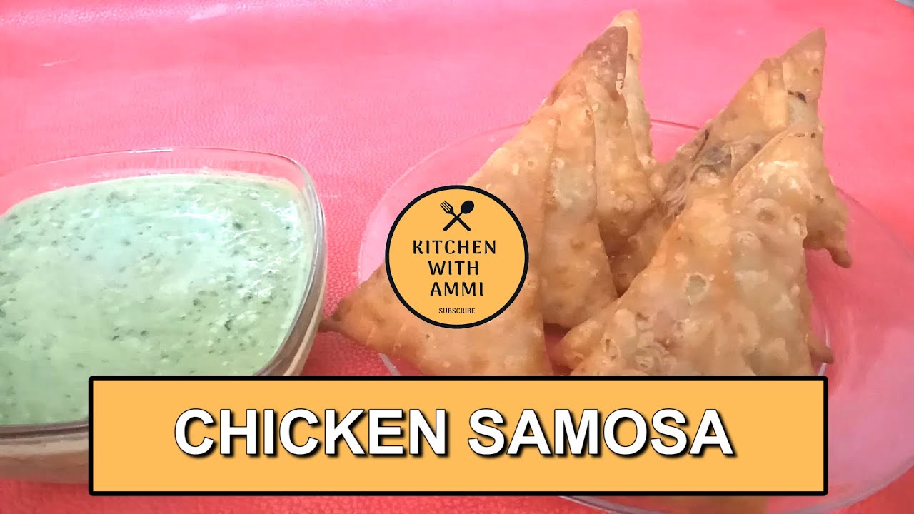 Recipe of Chicken Samosa | How to make Samosa Triangle Shape | Kitchen ...