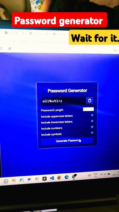Password Generator Html Css Coding Javascript Css Webdesign Html Webdevelopment Shorts