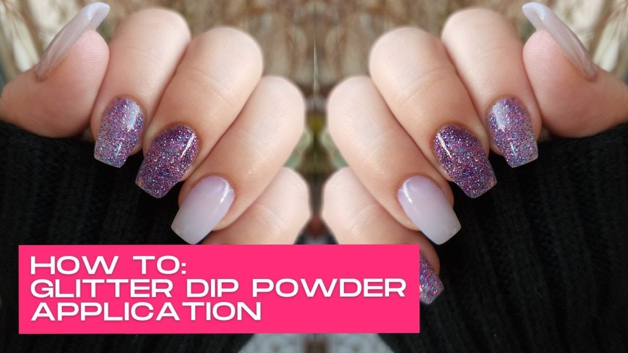 How To Achieve The Perfect Glitter Mani - YouTube