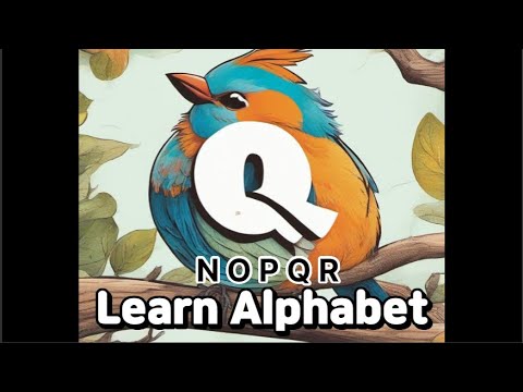 Learn Alphabet N, O, P, Q, R , learn with English kids picture book. 4/ ...
