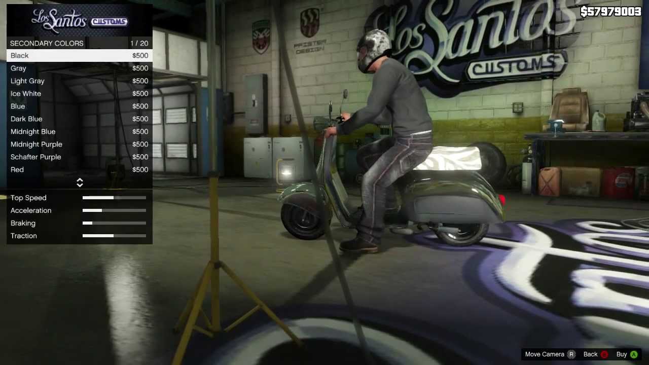 GTA 5: Pimp My motor scooter (Faggio) AKA Chick Magnet. - YouTube