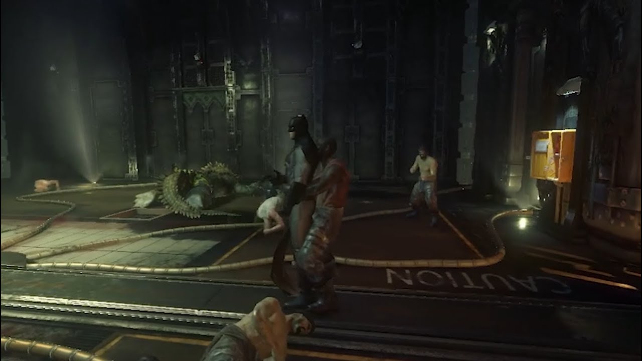 Batman T-pose back massage - YouTube