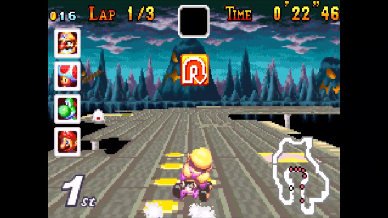 Mario Kart: Super Circuit (Broken Pier - Wario!) - YouTube