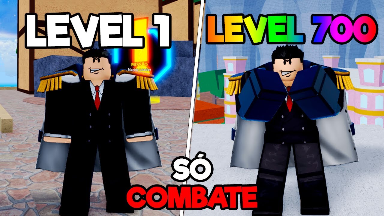 UPEI DO 1 AO 700 SENDO O GARP APENAS COM O ESTILO DE LUTA COMBAT E HAKI ...