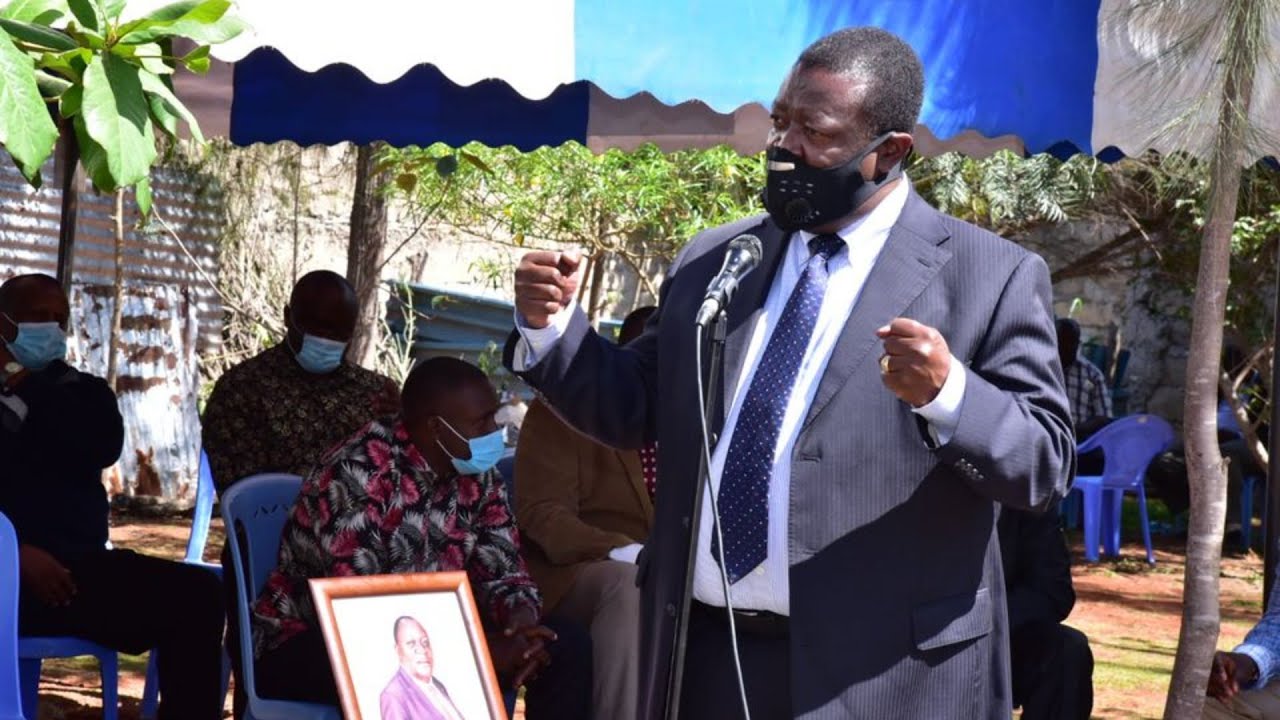 MUSALIA MUDAVADI CONDOLES WITH THE FAMILY OF LATE MATUNGU MP JUSTUS ...