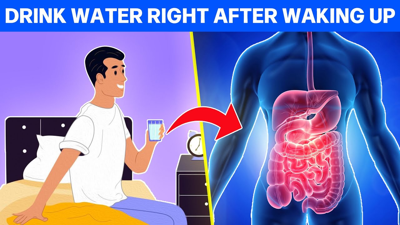 Drink Water On An Empty Stomach Immediately After Waking Up - YouTube