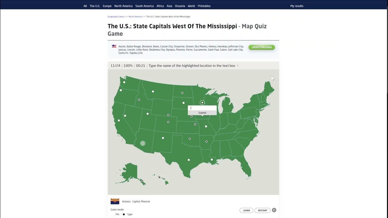 USA: Western State Capitals (48.1) - YouTube