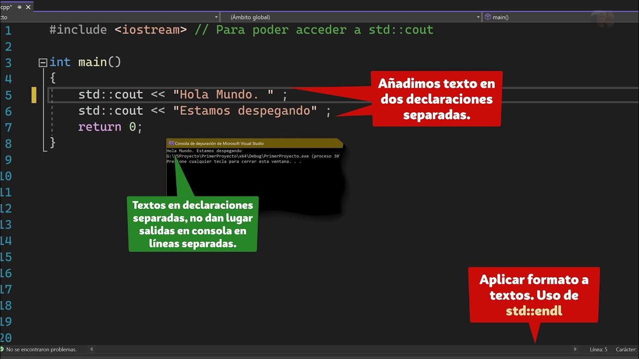 006.- Curso C++ Básico. Librería Estándar iostream. - YouTube