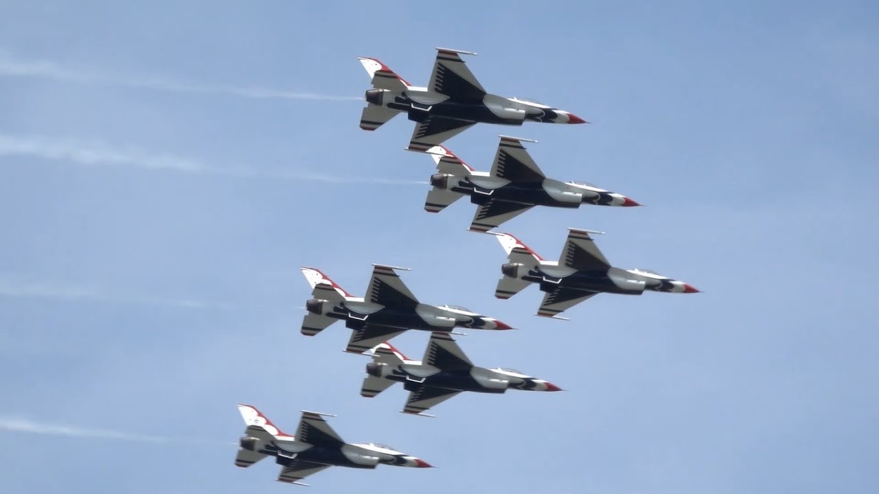 Thunder Over Dover 2022 day 1: Thunderbirds - YouTube