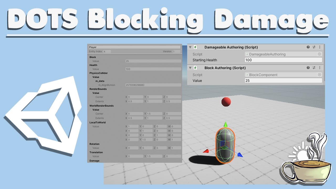 How To Create A Blocking System Unity Dots Ecs Burst Jobs Youtube