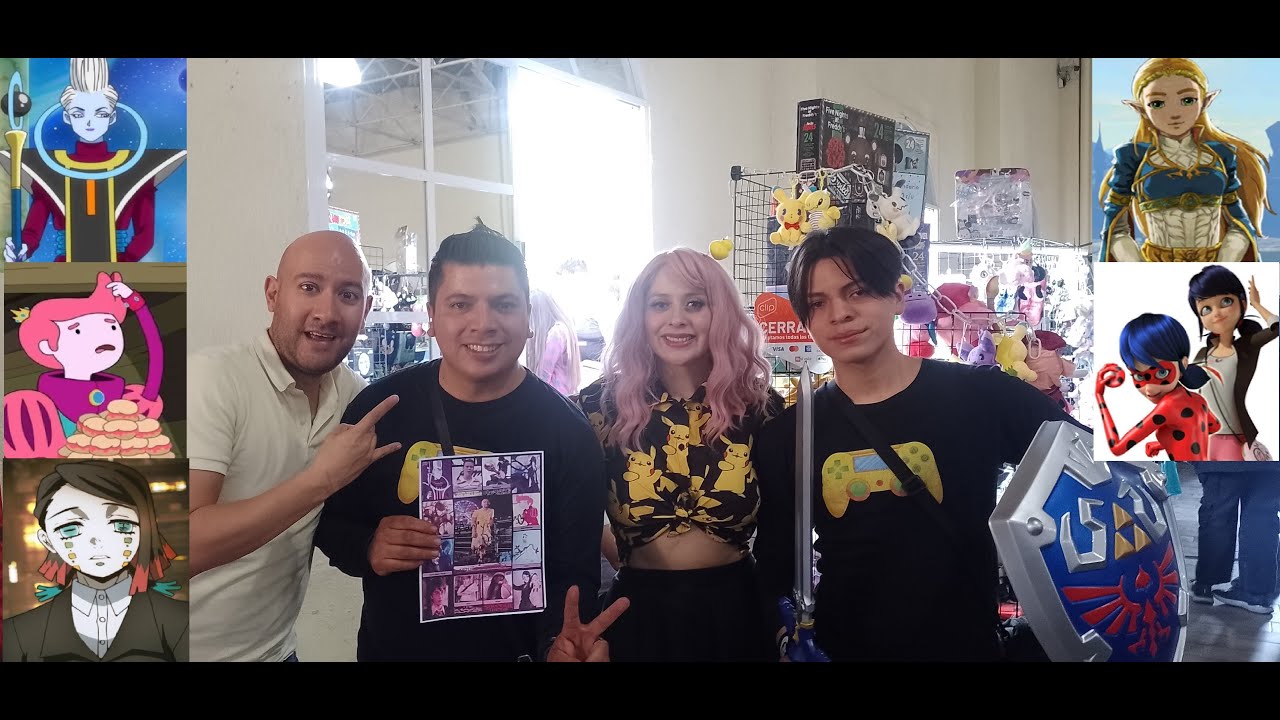 Arturo Castañeda (Whis de Dragon Ball) y Jessica Ángeles (Zelda ...